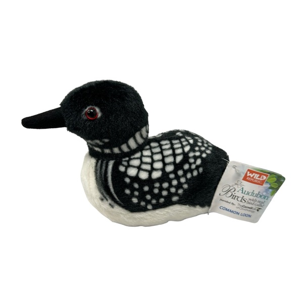 Toys | Wild Republic Audubon Birds Common Loon Plush With Sound Stuffed ...
